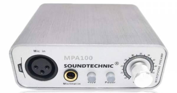 Soundtechnic MPA100 Professional Microphone Preamplifier - Wailian ...